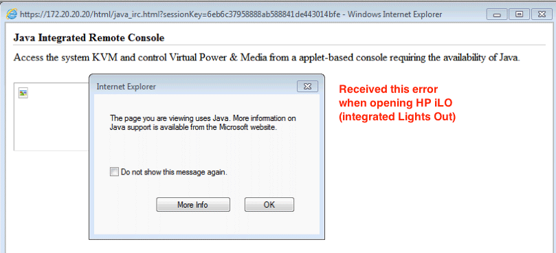 fix java error in internet explorer - Orions Cache fix java error in internet explorer - Orions Cache